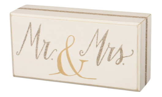 Mr. & Mrs. Box Sign – Robins Nest Decor & More